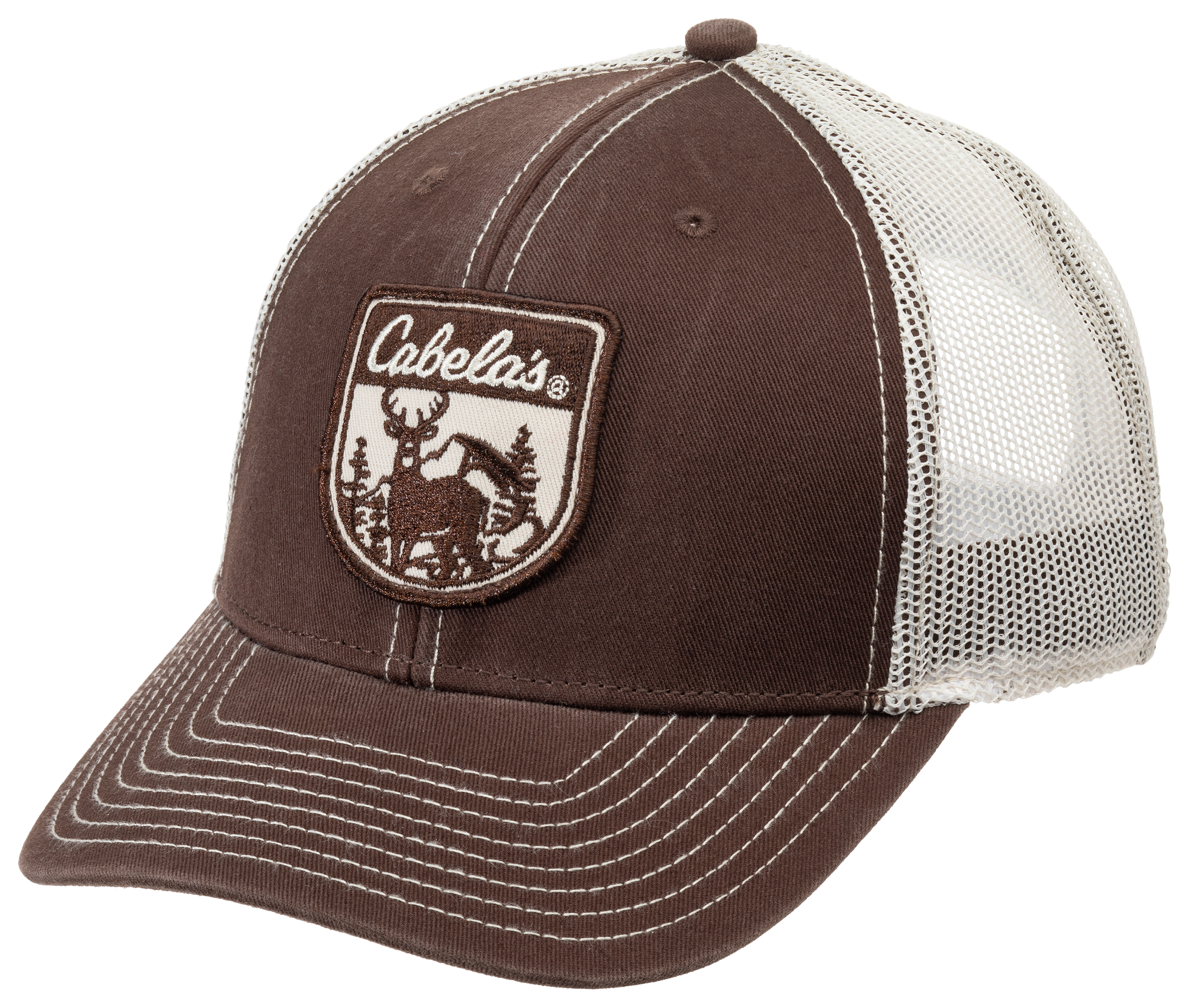 Cabela's Old School Deer Patch Mesh-Back Cap | Cabela's
